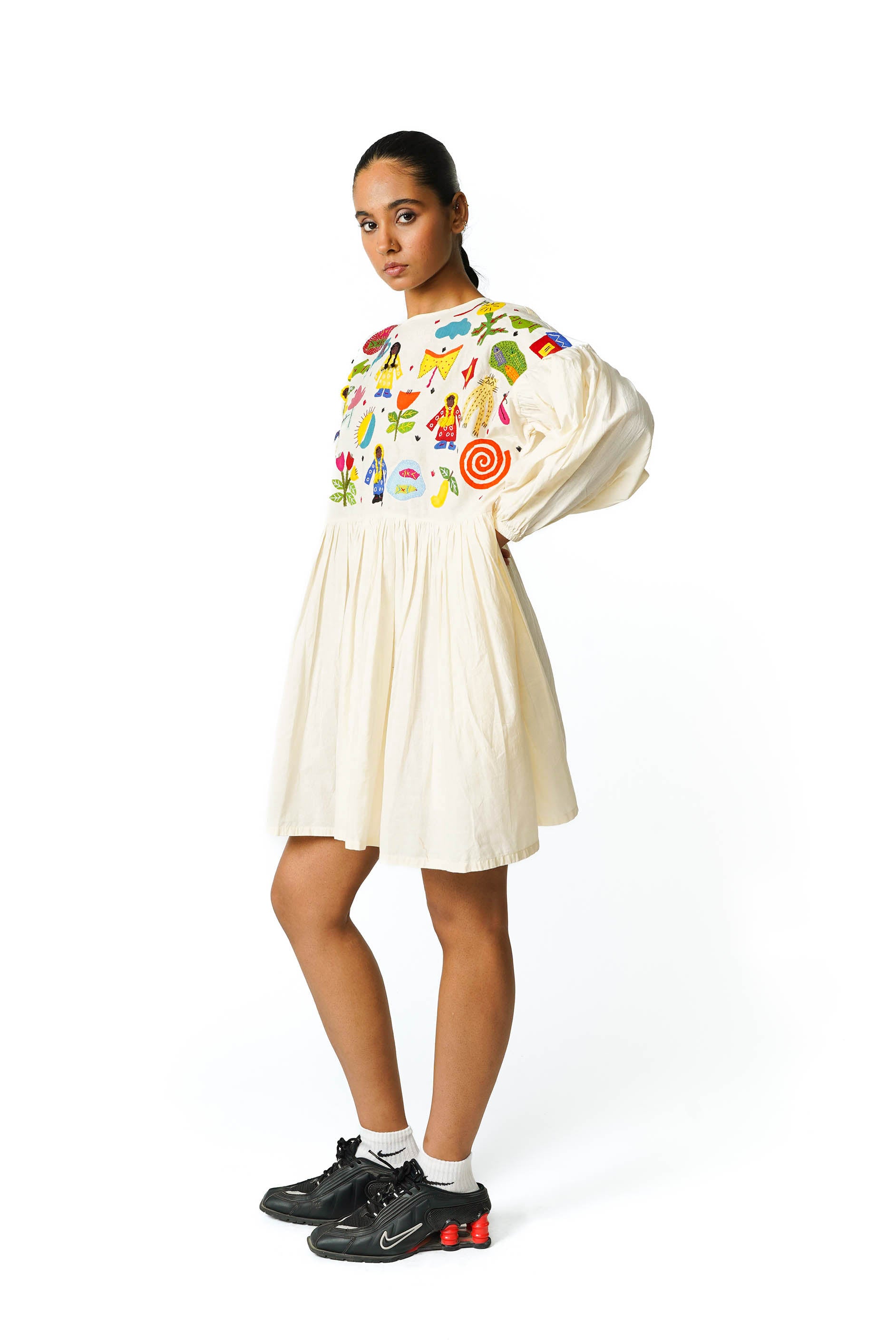 Flourish Dress [White] – NBNW India